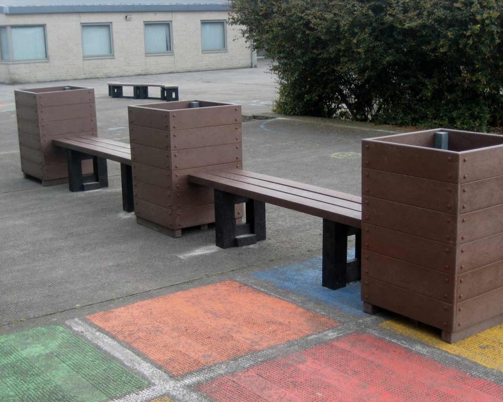 Claggan Bench No Back - Murray's Recycled Plastic