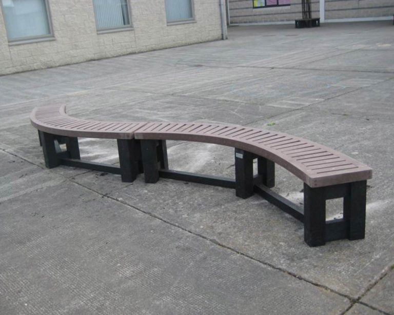 Wave Bench - Murray's Recycled Plastic